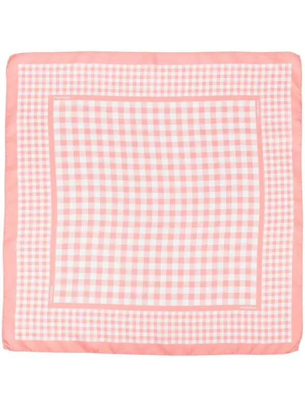 Woolrich Gingham-check Silk Scarf