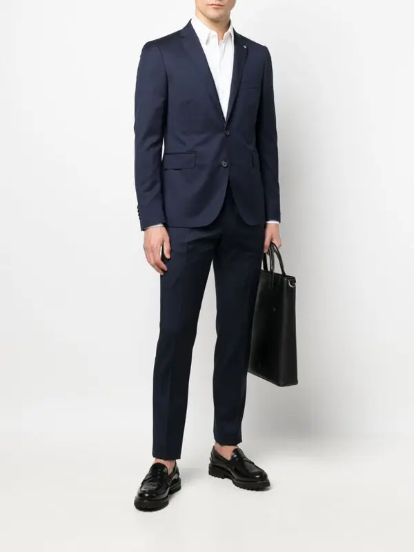 Tagliatore Slim-cut Two-piece Suit - Blue