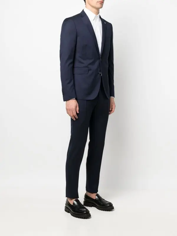 Tagliatore Slim-cut Two-piece Suit - Blue