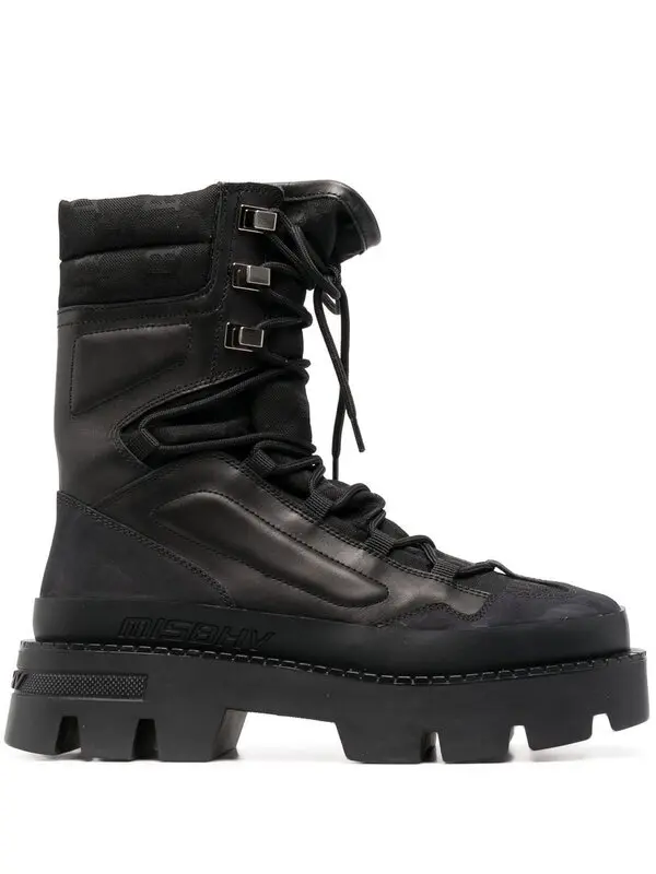 MISBHV Chunky-sole Lace-up Boots