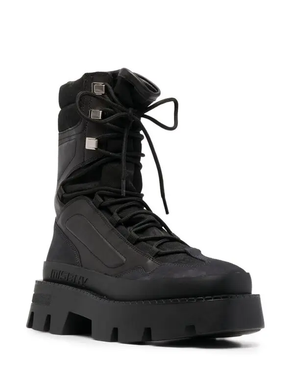 MISBHV Chunky-sole Lace-up Boots