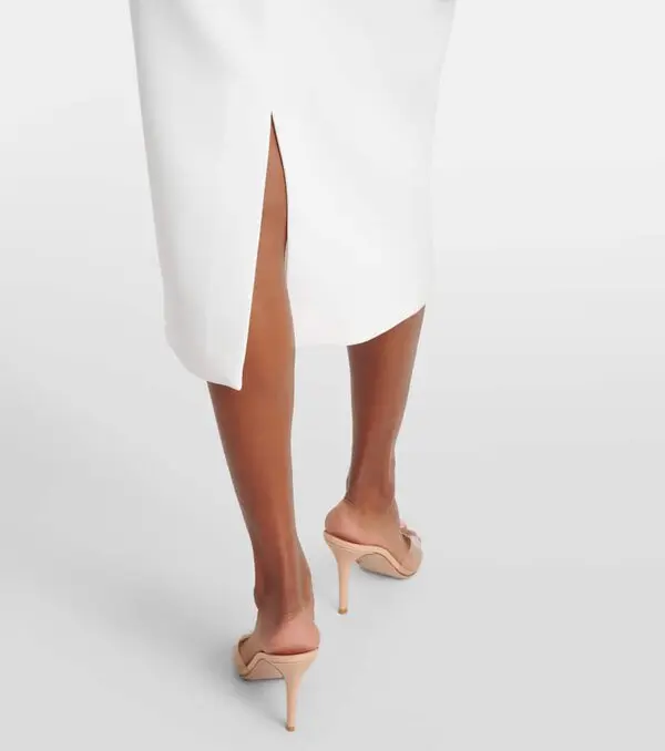 Rebecca Vallance Off-shoulder Crêpe Midi Dress - White
