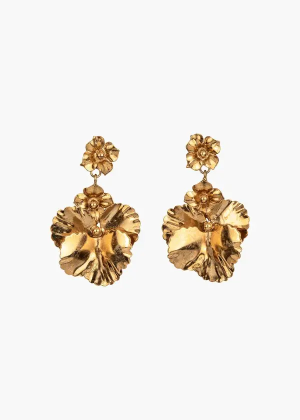 JENNIFER BEHR Samara Drop Earrings - Gold