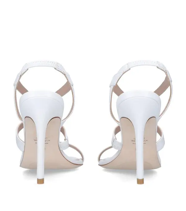 STUART WEITZMAN Leather Soiree 100 Sandals