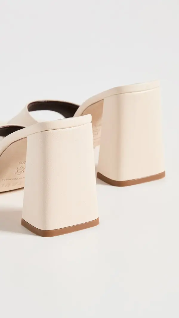 Staud Sloane High Heel Sandals - Cream