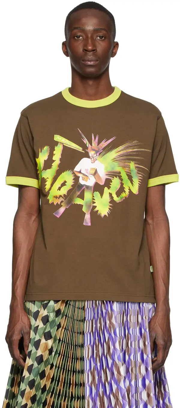 Marc Jacobs Cotton T-Shirt - Brown | Editorialist