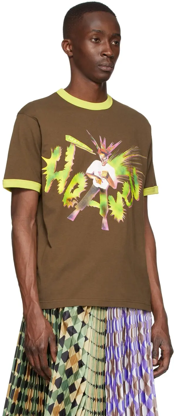 Marc Jacobs Cotton T-Shirt - Brown | Editorialist