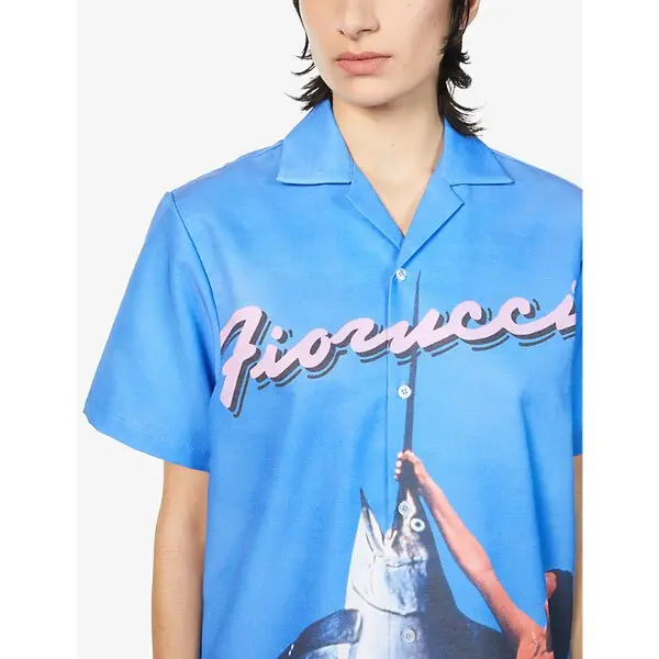 Fiorucci Swordfish Graphic-Print Woven Shirt - Multi | Editorialist