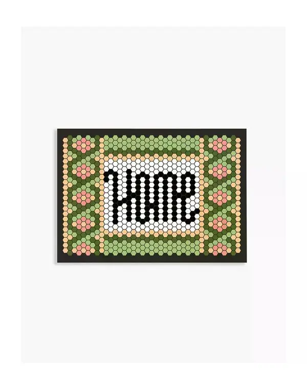 Madewell Letterfolk Large Tile Mat - White