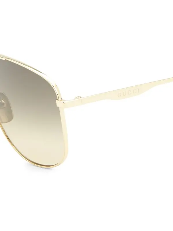 Gucci 60mm Navigator Sunglasses