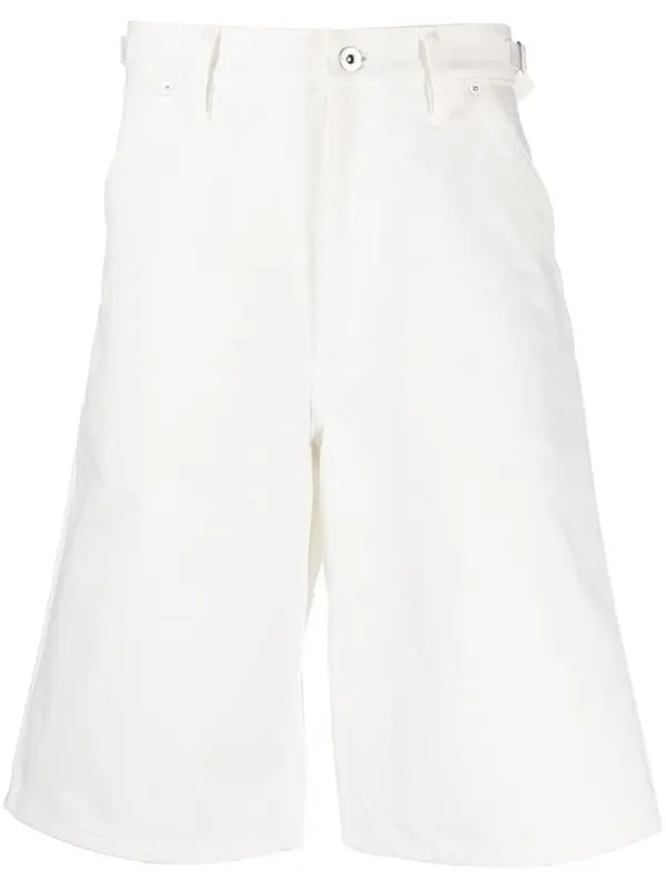 JIL SANDER High-waisted A-line Bermuda Shorts