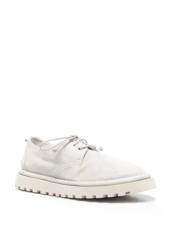 Marsèll Sancrispa Alta Suede Derby Shoes - Neutrals