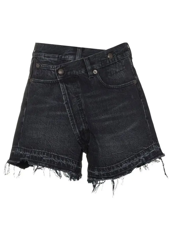 R13 Crossover-waist Shorts