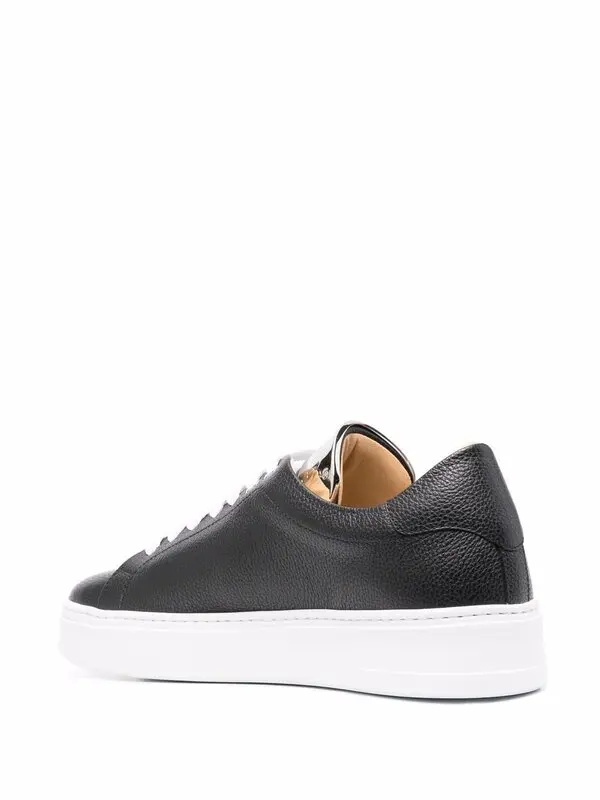 Philipp Plein Leather Lace-up Sneakers