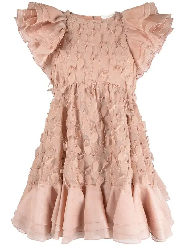 Zimmermann Dancer Frill-trim Mini Dress