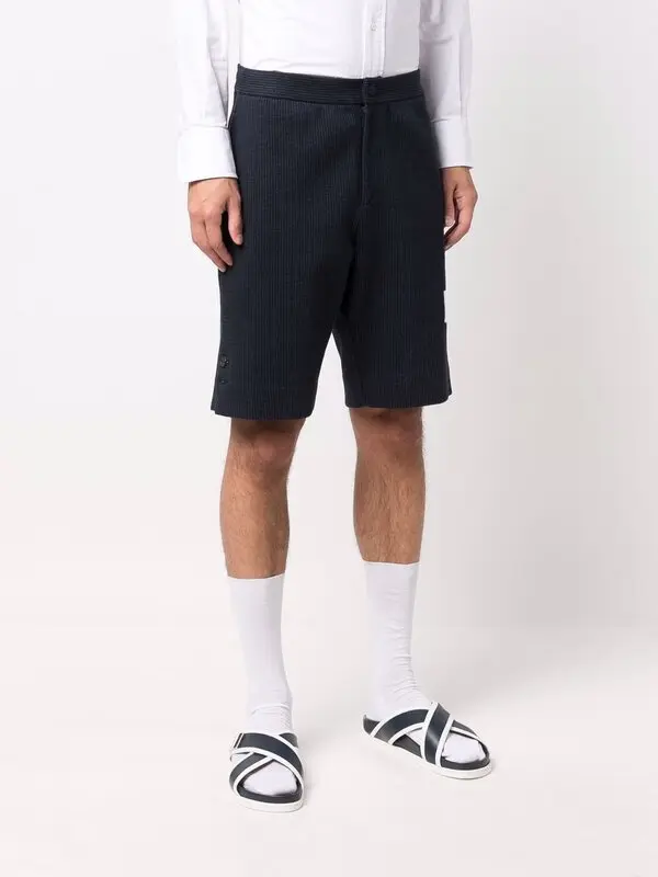 Thom Browne Seersucker Tech Shorts