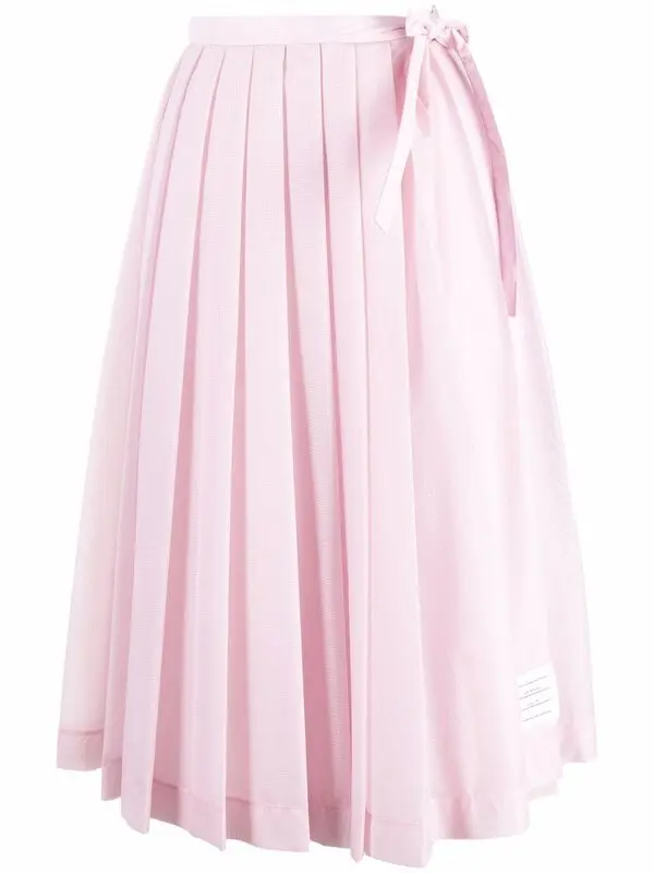 Thom Browne Pleated Midi Skirt