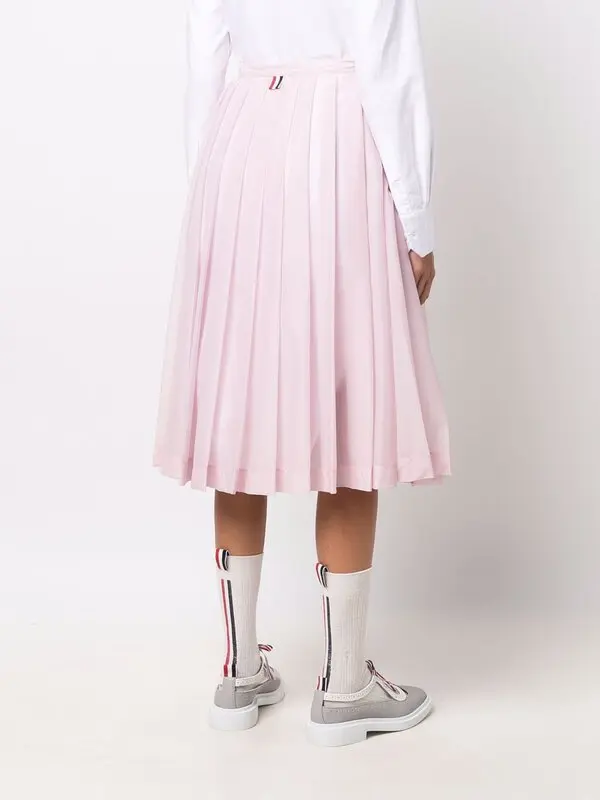 Thom Browne Pleated Midi Skirt