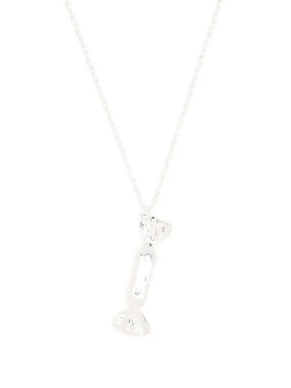 AMBUSH Sterling Candy Charm Necklace - Silver