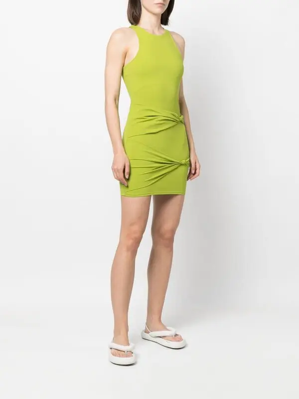Patrizia Pepe Knot-detailed Racerback Dress