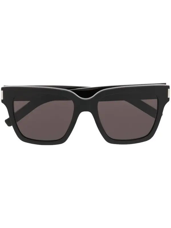 Saint Laurent Square Tinted Sunglasses - Black