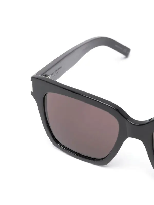 Saint Laurent Square Tinted Sunglasses - Black
