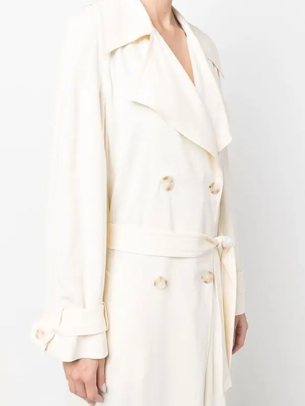 Alberta Ferretti Double-breasted Trench Coat