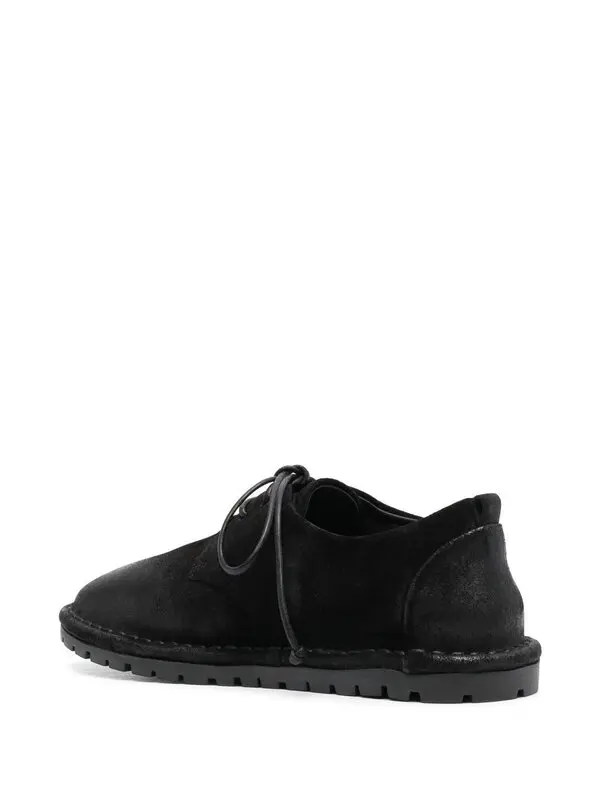 Marsèll Sancrispa Alta Suede Derby Shoes - Black