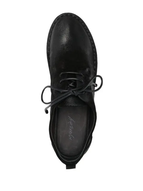 Marsèll Sancrispa Alta Suede Derby Shoes - Black