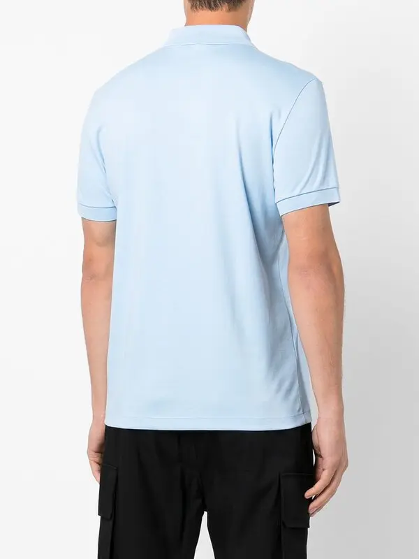 Lacoste Logo-patch Cotton Polo Shirt - Blue