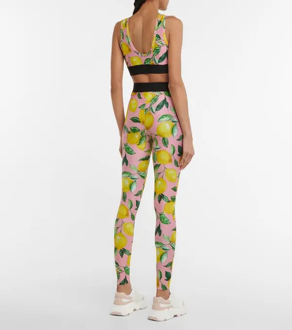 Dolce & Gabbana Printed Sports Bra