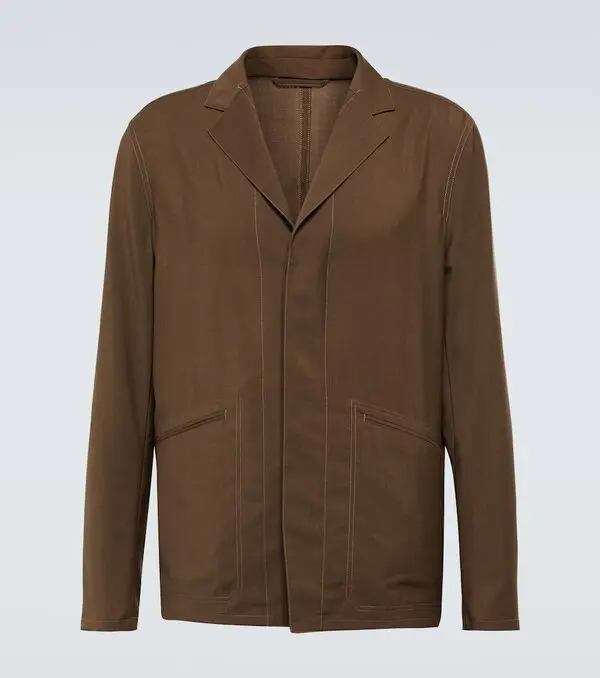 Ermenegildo Zegna Xxx Wool And Mohair Blazer