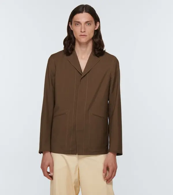 Ermenegildo Zegna Xxx Wool And Mohair Blazer