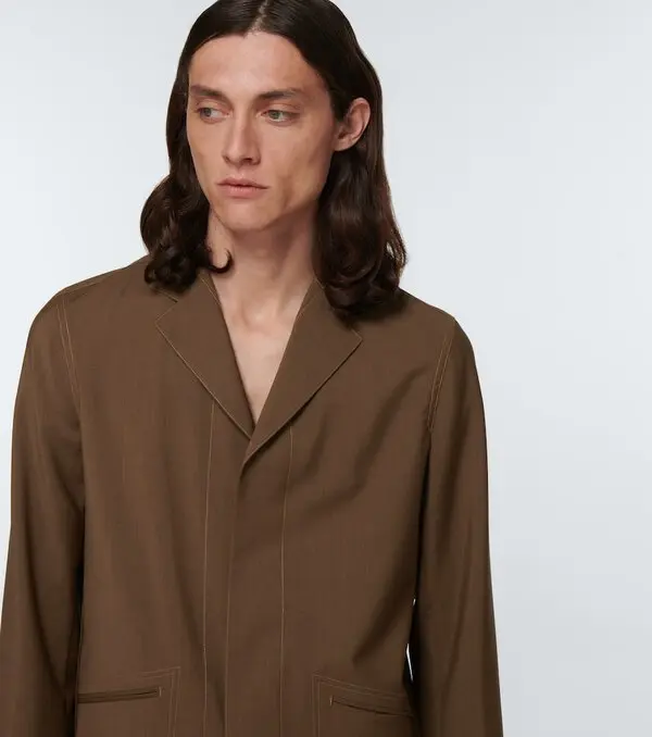 Ermenegildo Zegna Xxx Wool And Mohair Blazer