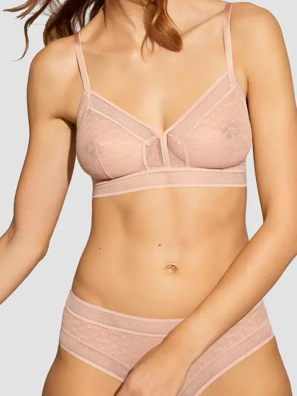 ERES Courbe Logo Mesh Bra