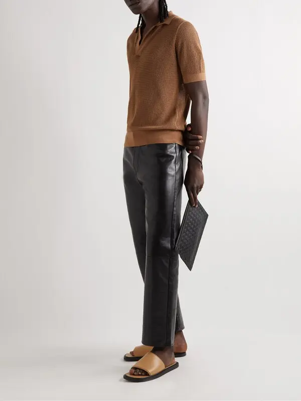 Bottega Veneta Intrecciato Leather Pouch