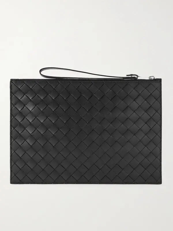 Bottega Veneta Intrecciato Leather Pouch