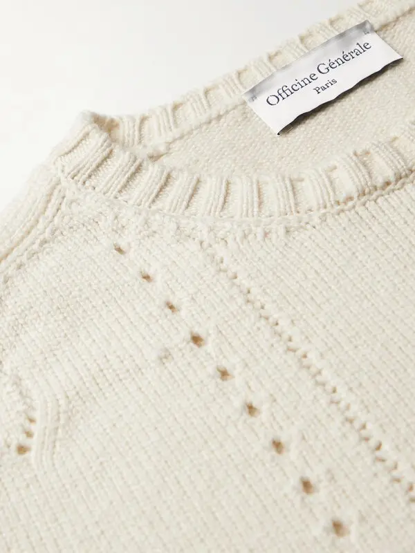 Officine Générale Marco Pointelle Knit Sweater