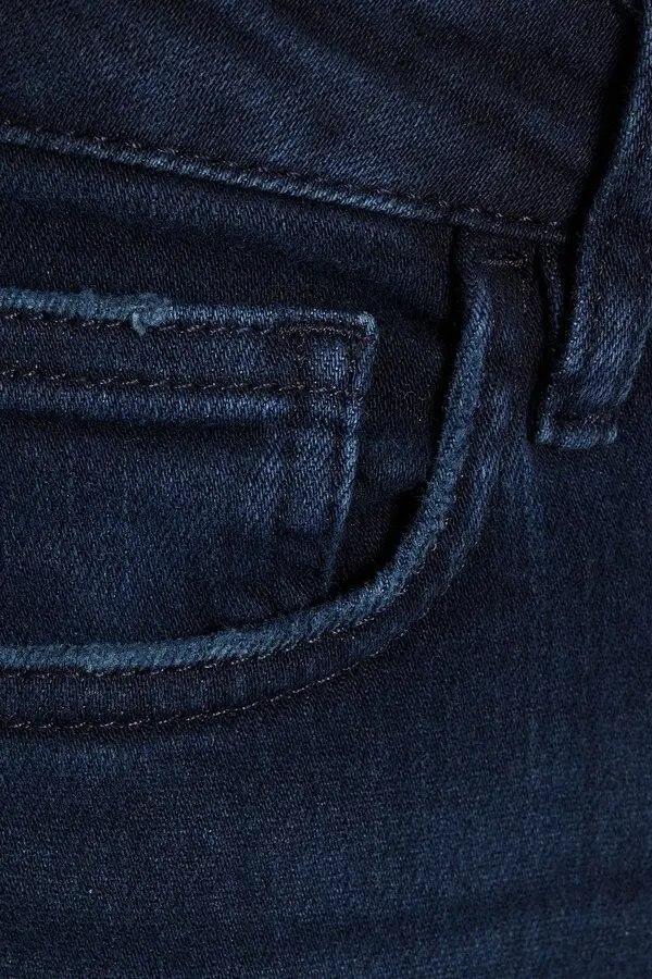 FRAME Le Crop Mini Bootcut Jeans - Dark Denim
