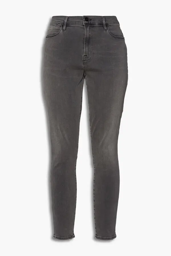 FRAME Le High Skinny Jeans - Light Gray