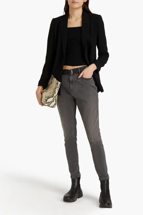 FRAME Le High Skinny Jeans - Light Gray