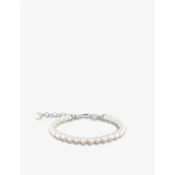 THOMAS SABO Charm Club Sterling-silver And Freshwater Pearl Bracelet - White