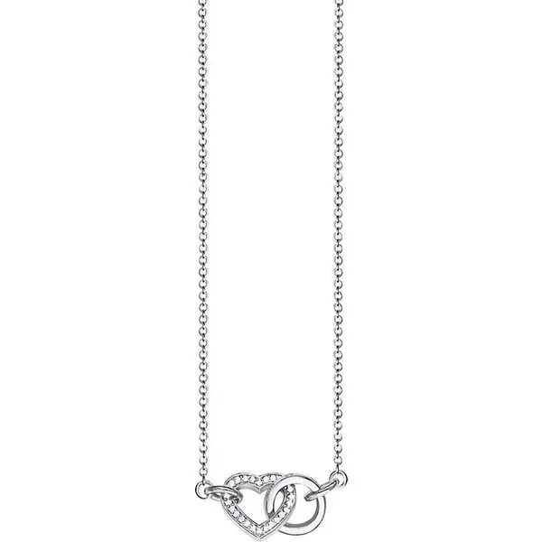 THOMAS SABO Sterling And Zirconia Necklace - Silver