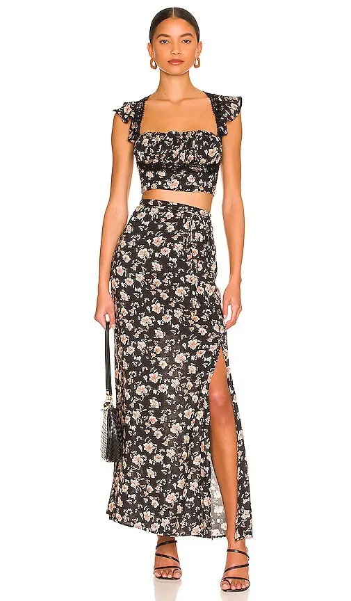 Free People Bijou Set In Black