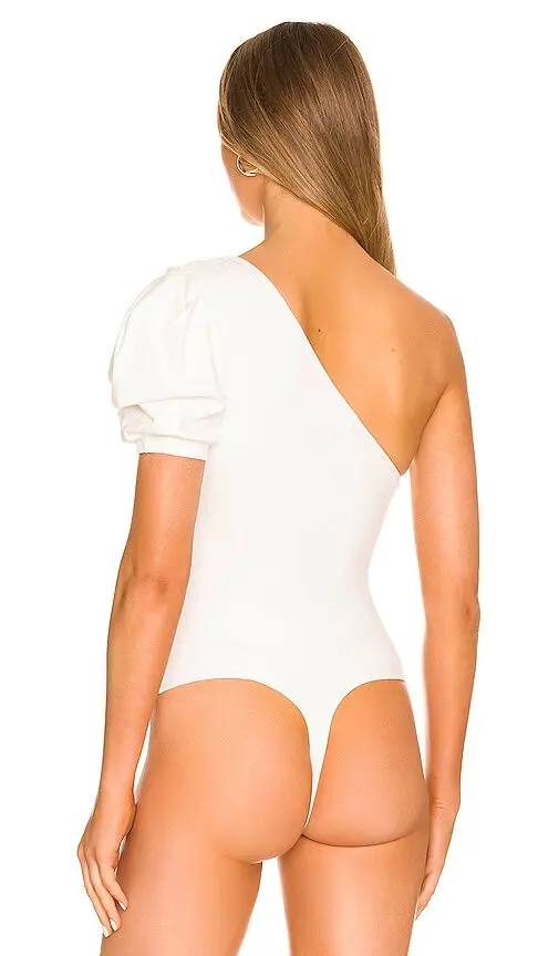 Free People Somethin Bout You Solid Bodysuit In White