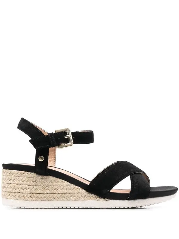 Geox Ischia Jute Wedge Sandals