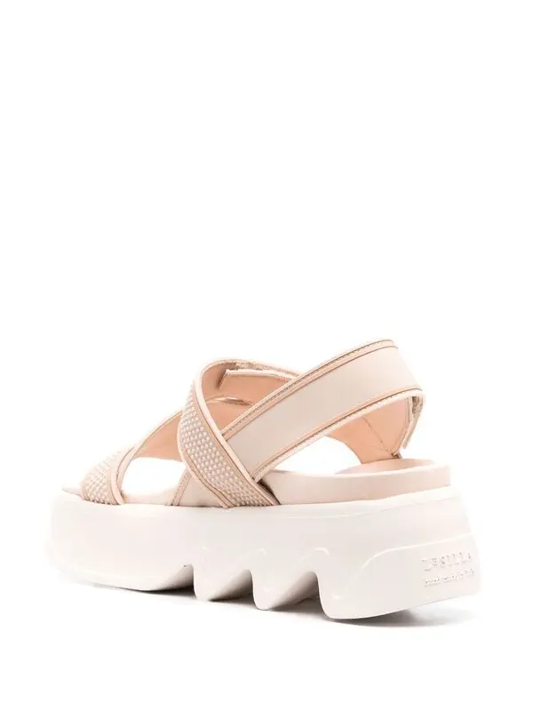 LE SILLA Platform Touch-strap Sandals