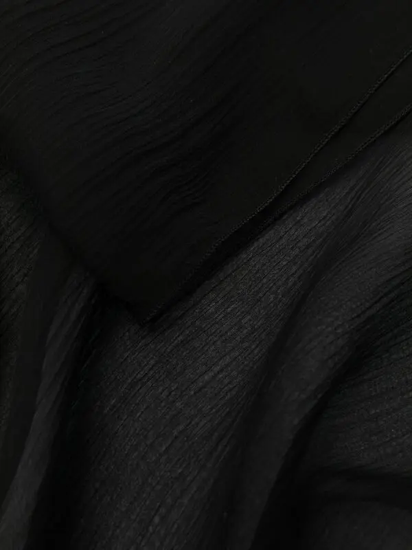 Alberta Ferretti Semi-sheer Silk Scarf