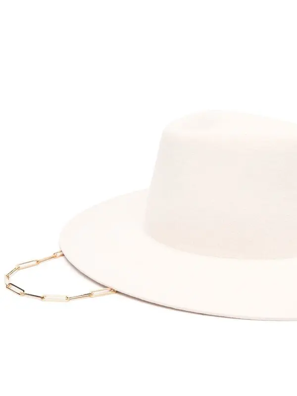 VAN PALMA Merino Wool Flat Brim Hat