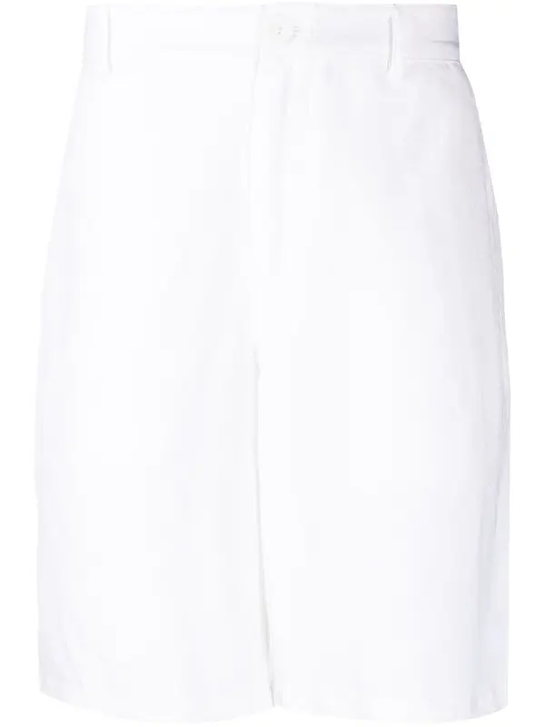 Armani Exchange Linen Bermuda Shorts